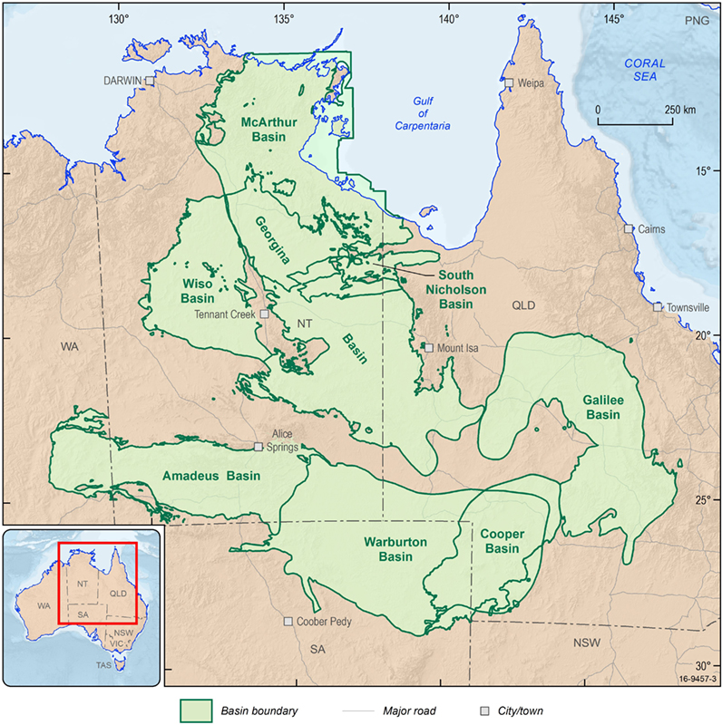 Onshore Basin Inventory | Geoscience Australia